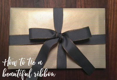 HOW TO TIE A BEAUTIFUL RIBBON | The Impatient Gardener
